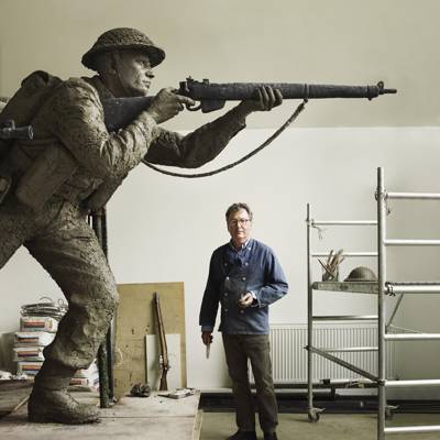 David Williams-Ellis D-Day Memorial sculpture Ver-sur-Mer | House & Garden