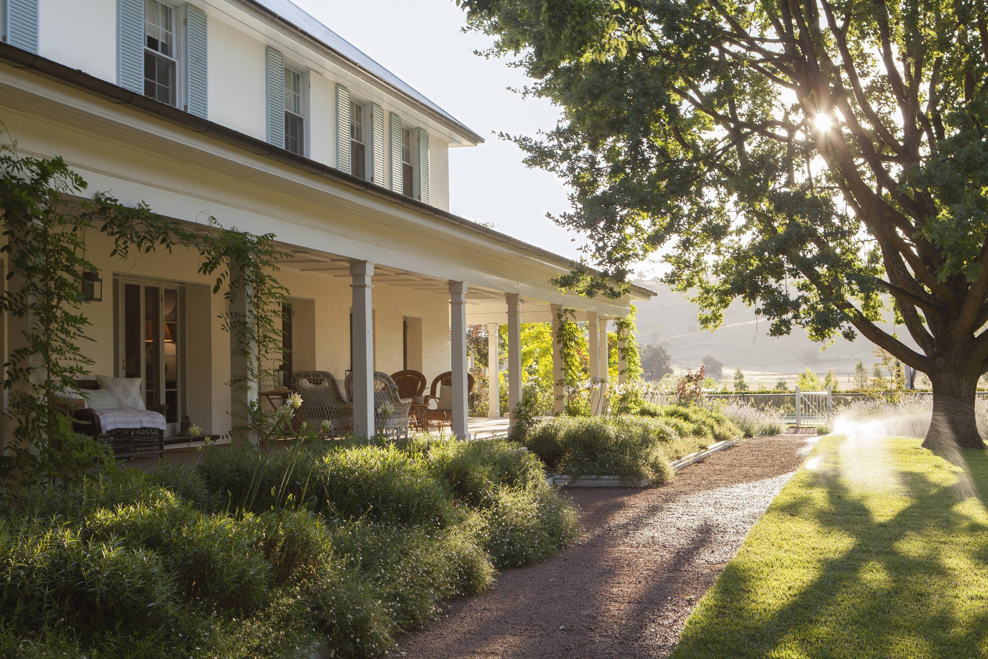 The garden of landscape designer Paul Bangay in New South Wales ...