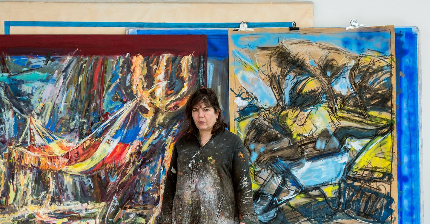 Artist Catherine Goodman's Studio | House & Garden