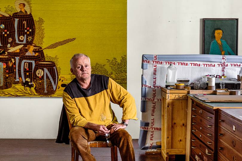 Artist Stephen Chambers in his studio | House & Garden