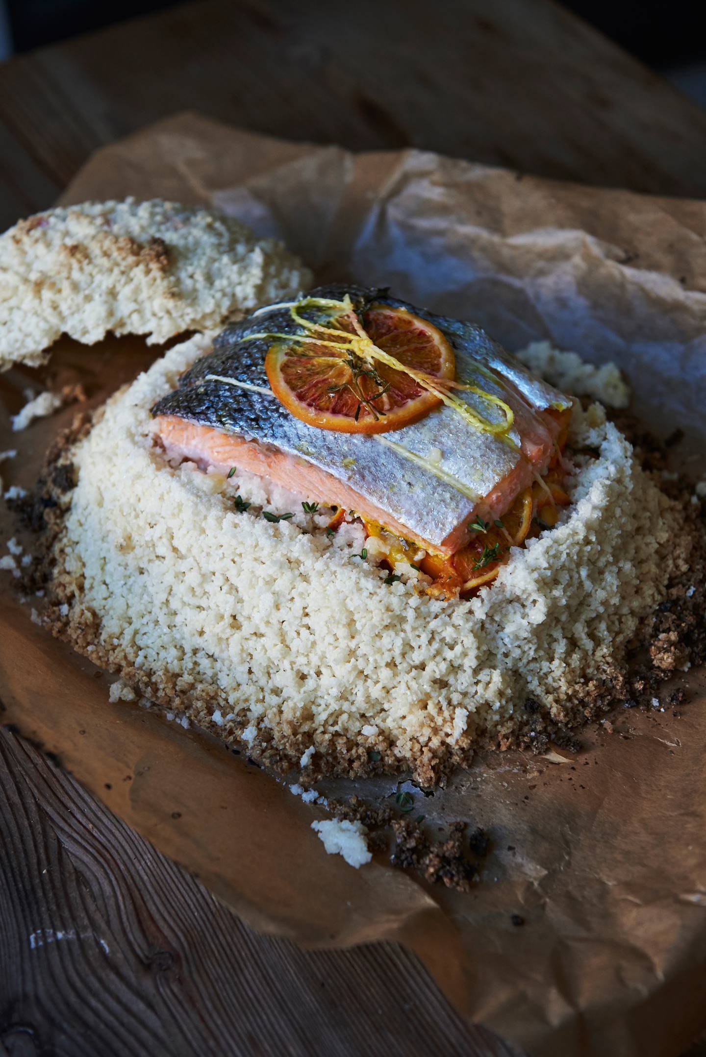 Salt-baked salmon recipe | House & Garden