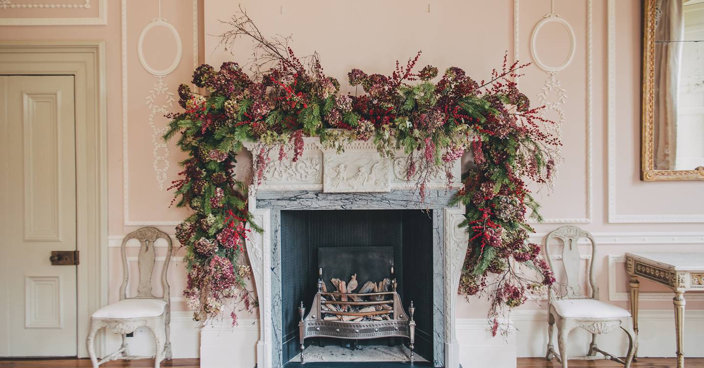 Dried Flower Fireplace Arrangements Uk | Best Flower Site