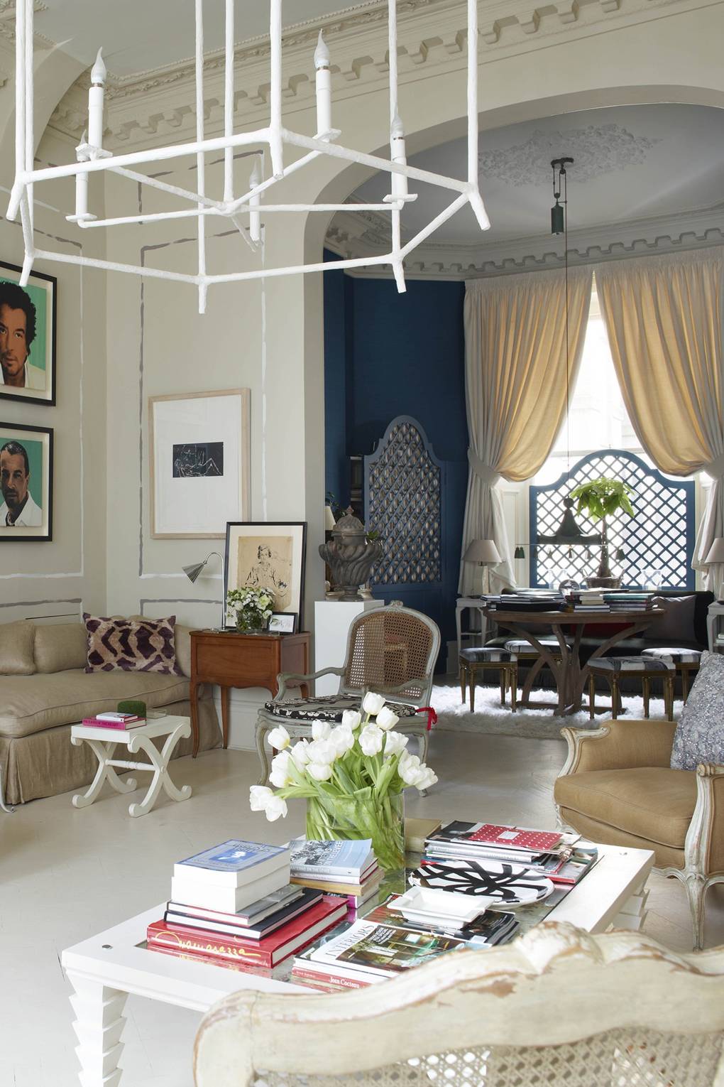 Decorator Nicky Haslams London Flat | House & Garden