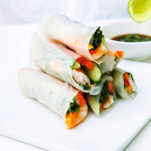 Fresh Prawn Rice-Paper Rolls Recipe Ideas - Healthy & Easy Recipes ...