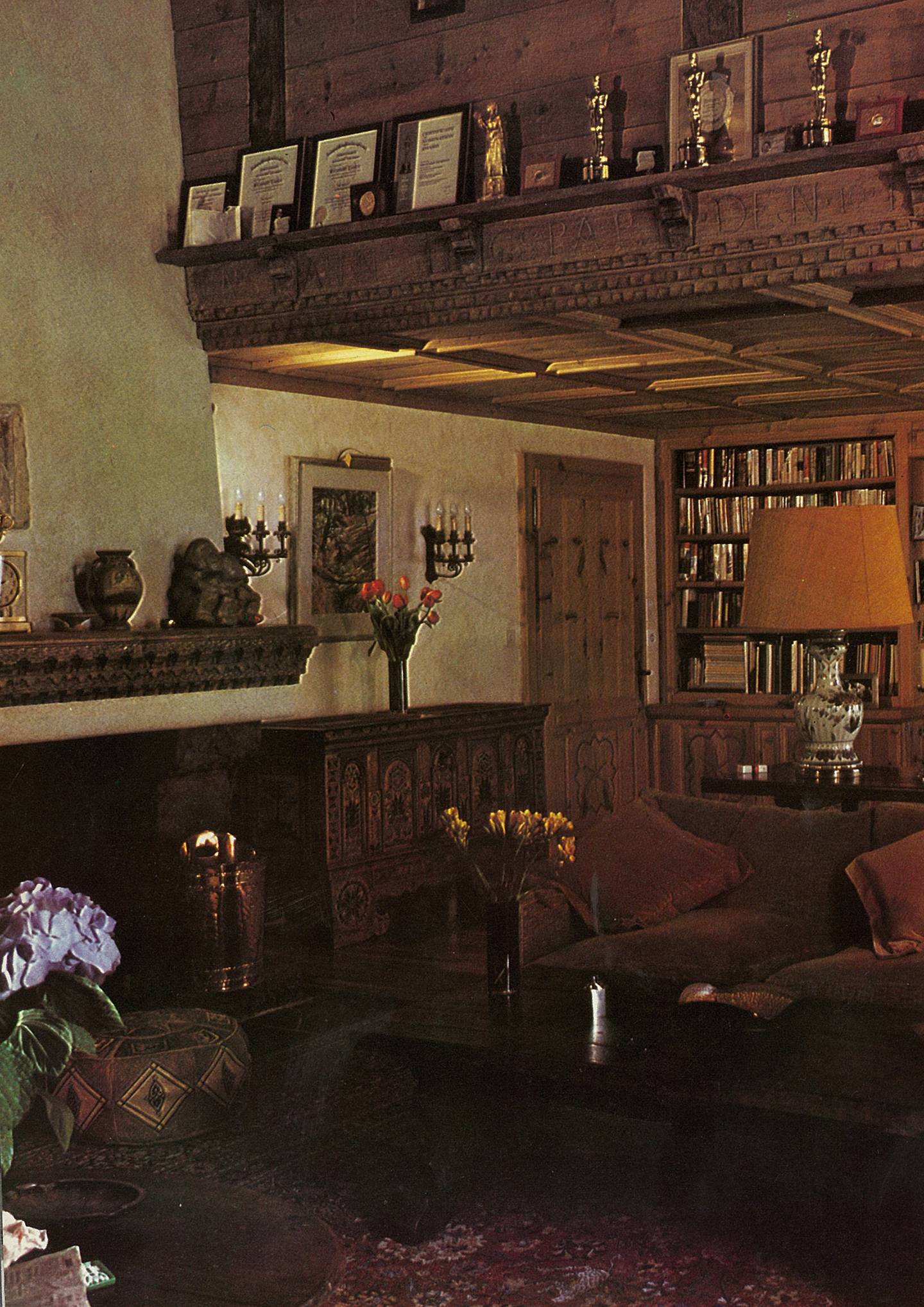 Elizabeth Taylor and Richard Burton's chalet in Gstaad | House & Garden