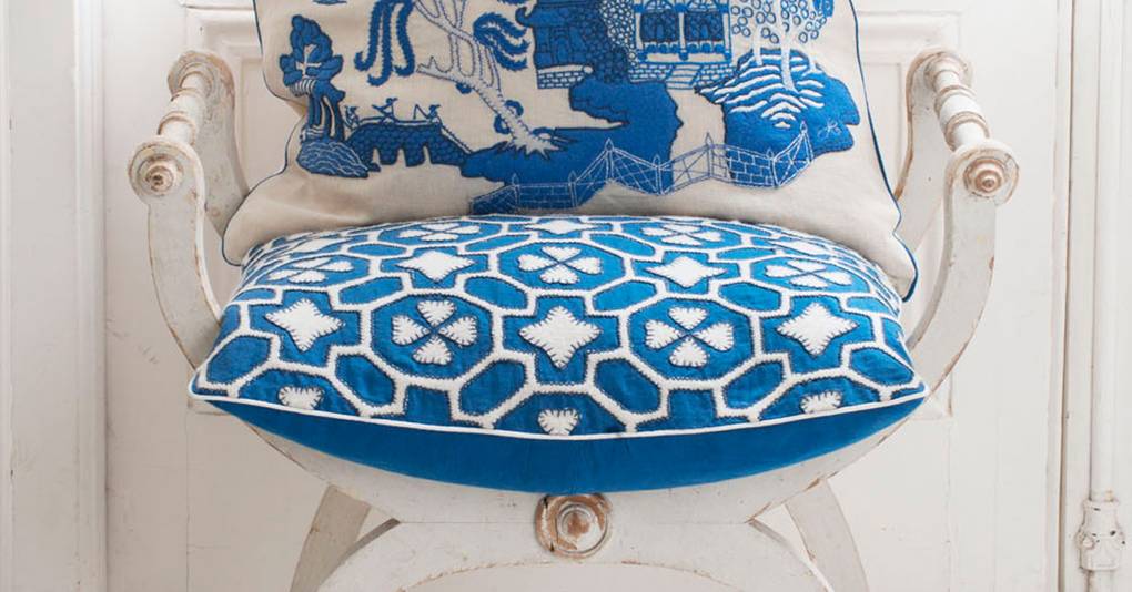 Jan Constantine Cushions - Pinterest Idea | House & Garden