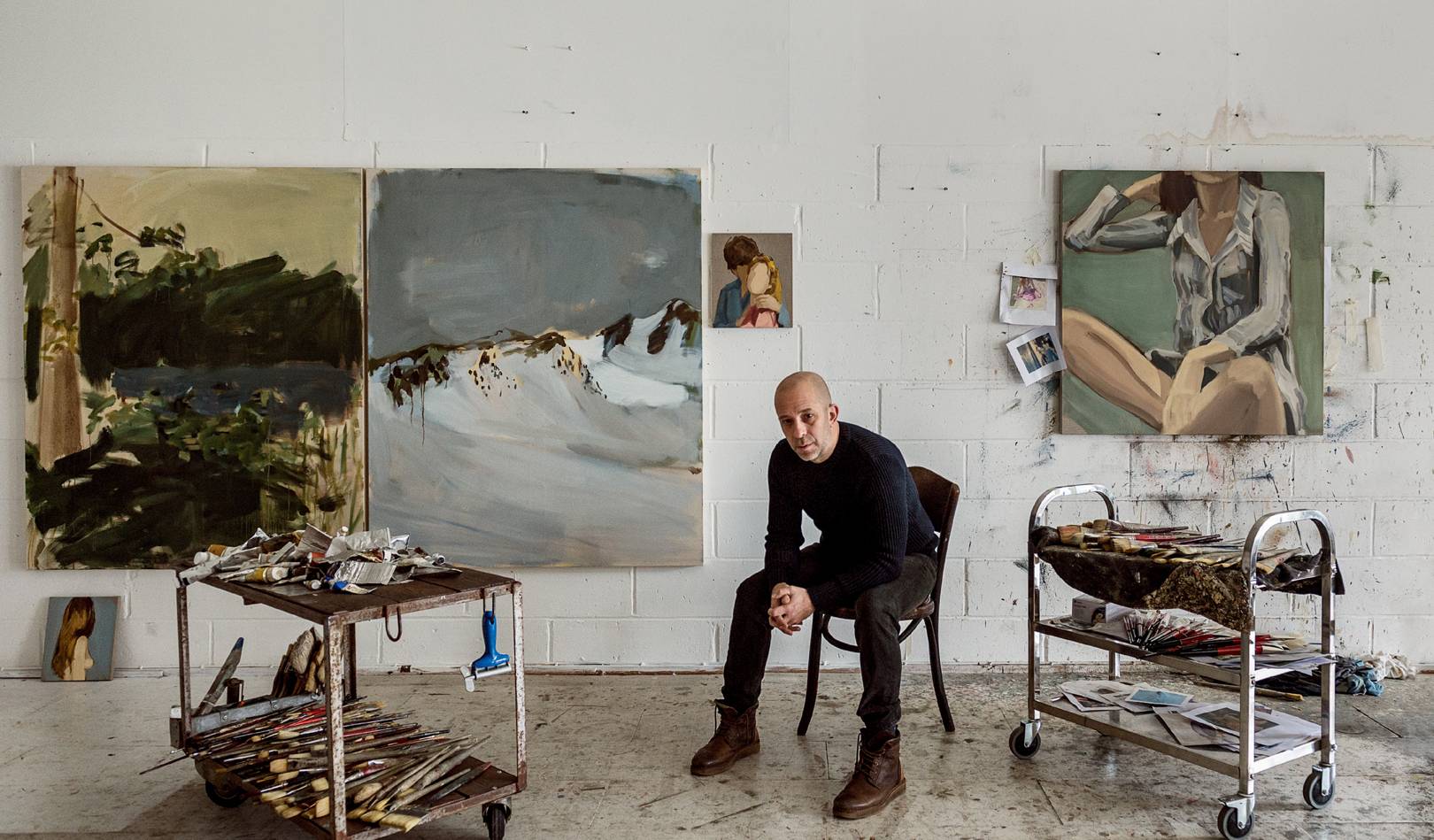 Artists in their studios: Gideon Rubin | House & Garden