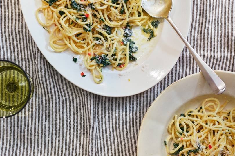 Spaghetti with nettles recipe | House & Garden