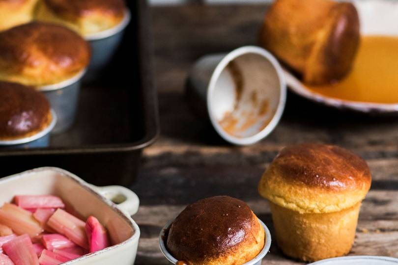 Rhubarb Rum Baba recipe | House & Garden
