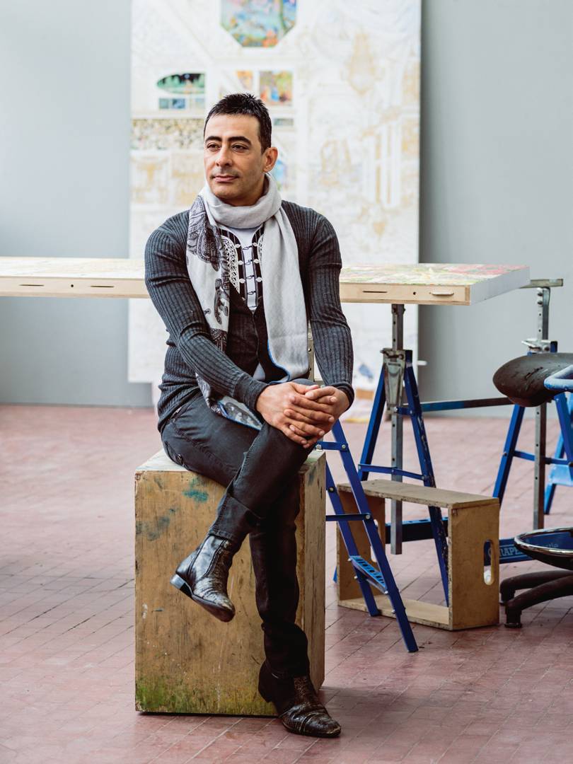 Artist Raqib Shaw's London studio | House & Garden