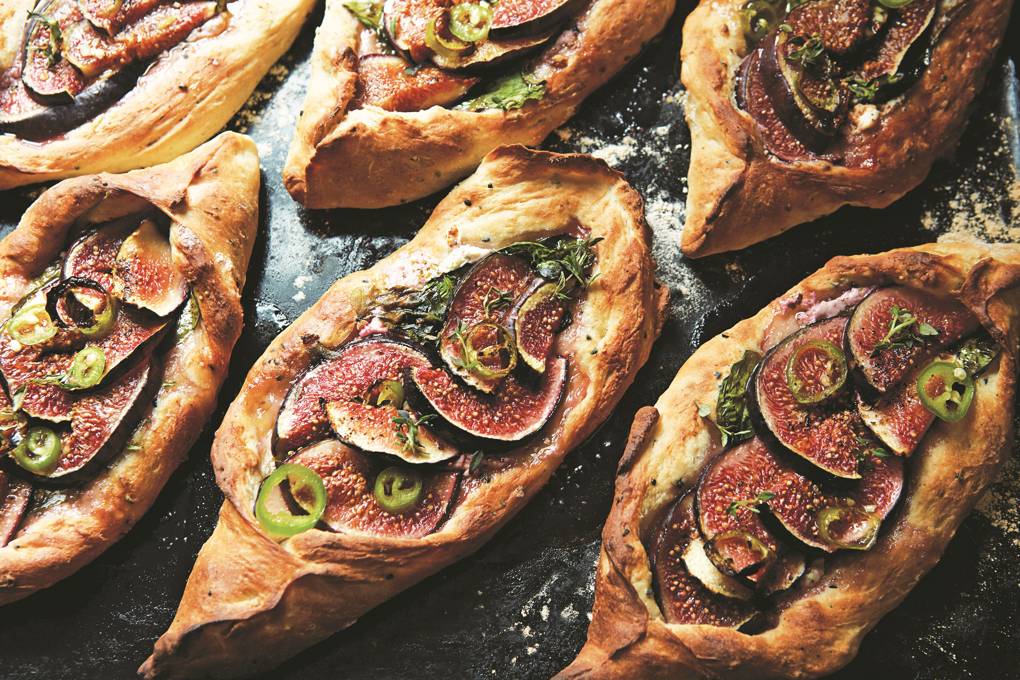 Fig and feta pide recipe | House & Garden