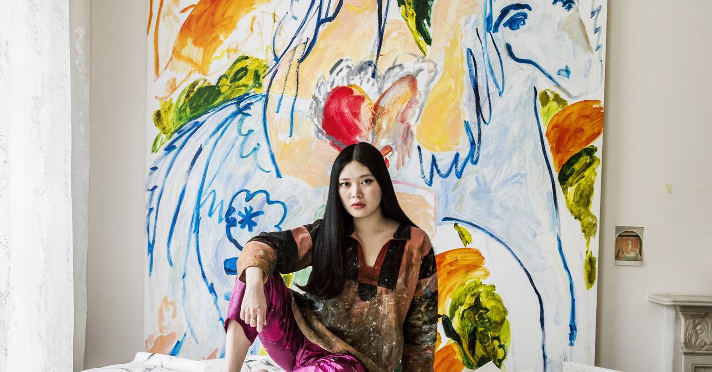 Artist Faye Wei Weis London studio | House & Garden