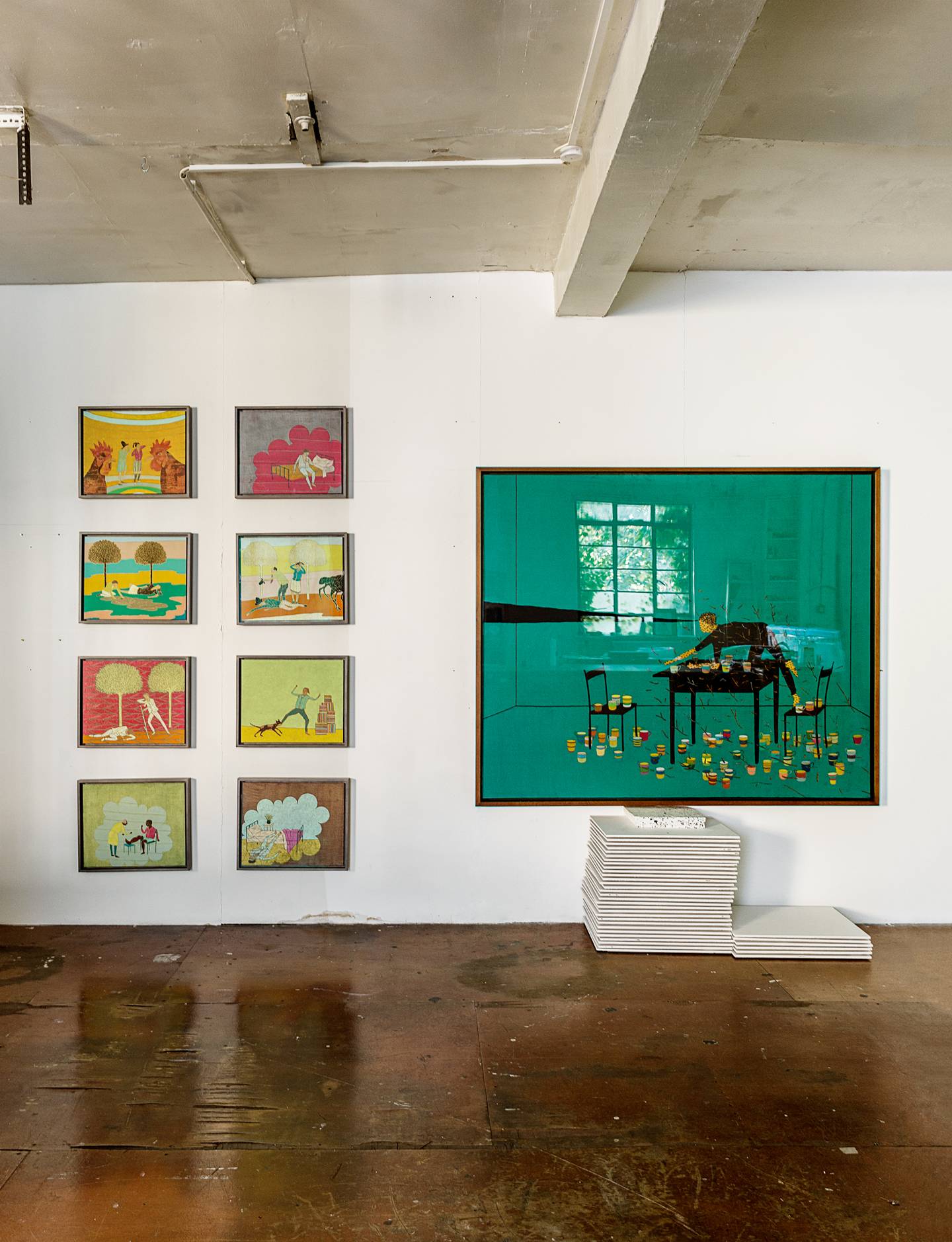 Artist Stephen Chambers in his studio | House & Garden