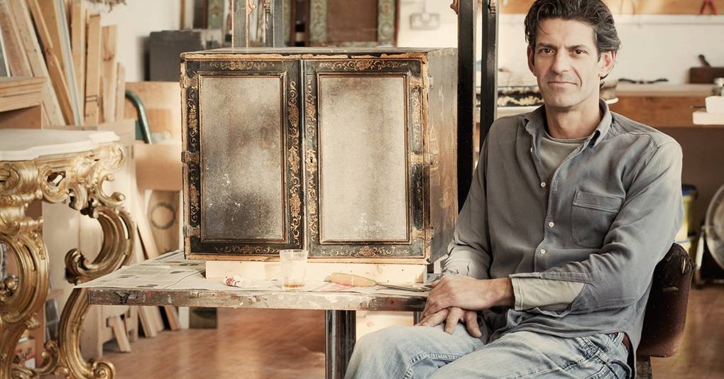 Dominic Schuster mirror-glass producer and restorer | House & Garden