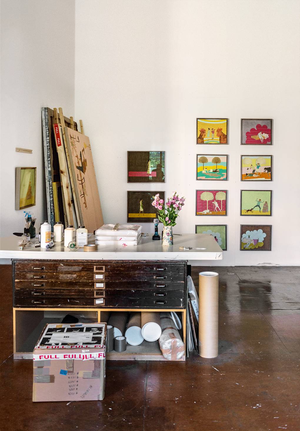 Artist Stephen Chambers in his studio | House & Garden