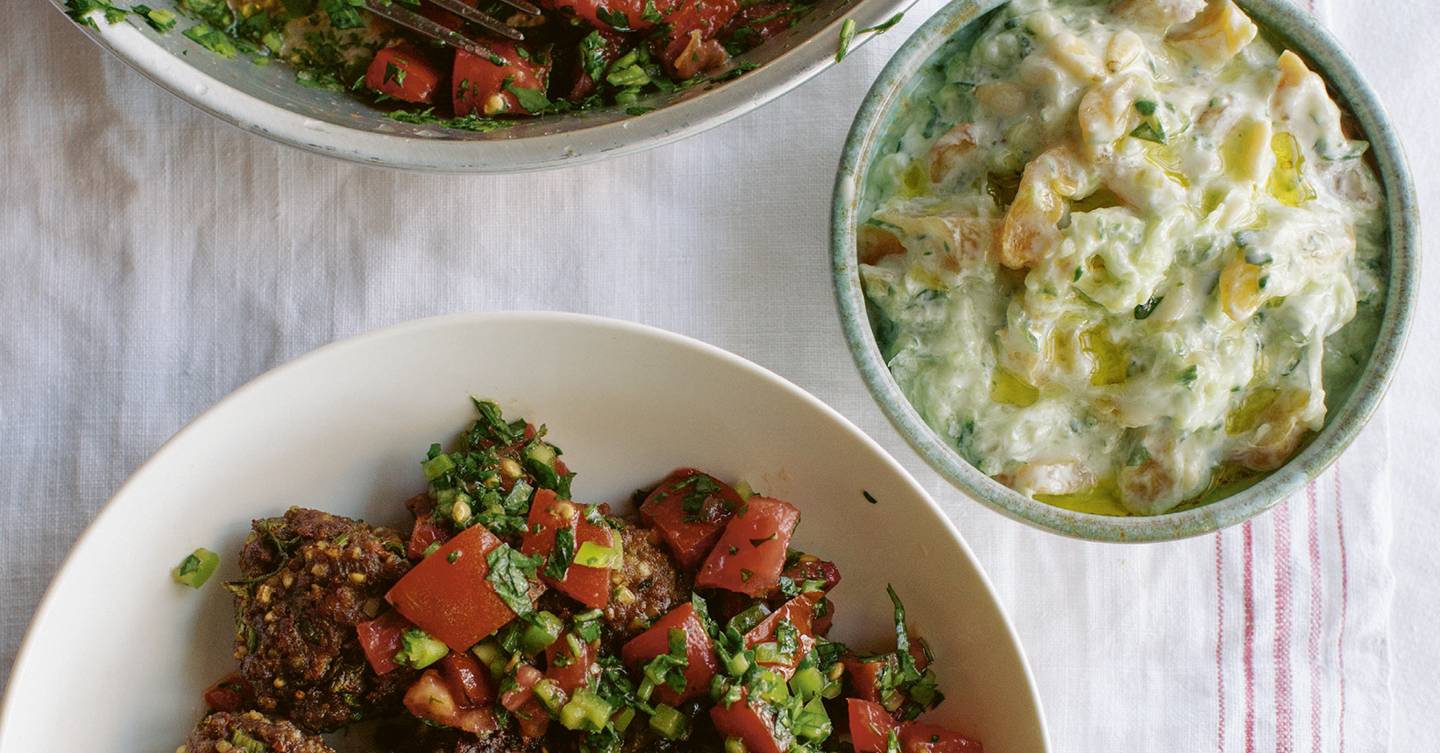 Lamb kofte recipe with parsley salad | House & Garden