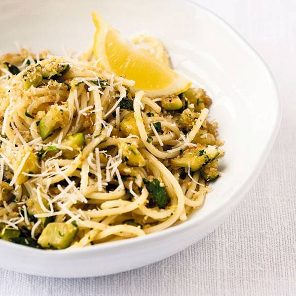 Courgette Pasta Recipe - With Red Chilli Spaghetti | House & Garden