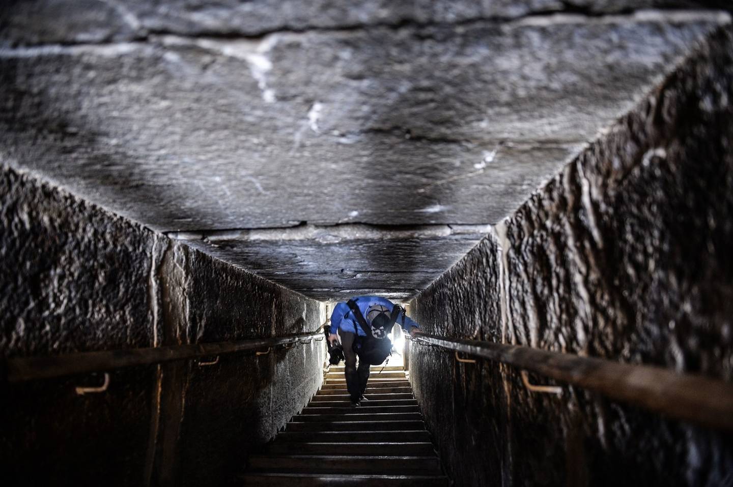 Visitors can now explore hidden tombs inside two newly opened pyramids ...